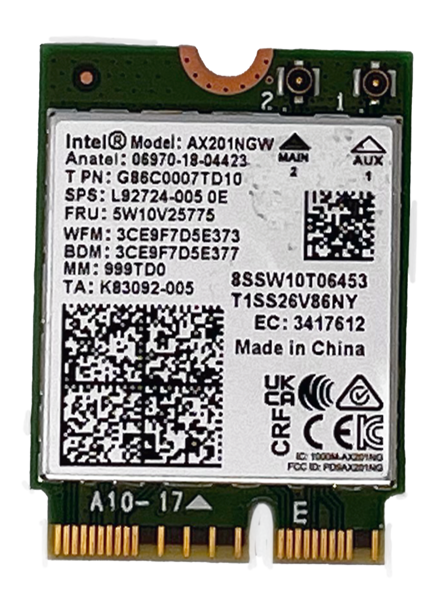 Renewed AX201 WiFi module for the CTL NL72 Series